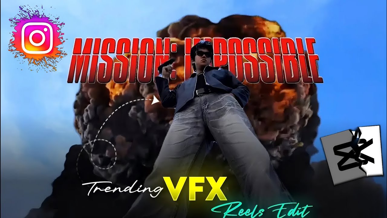 Instagram Trending Bomb Blast VFX Reels Video Editing Tutorial in Capcut | Explosion Effect ...