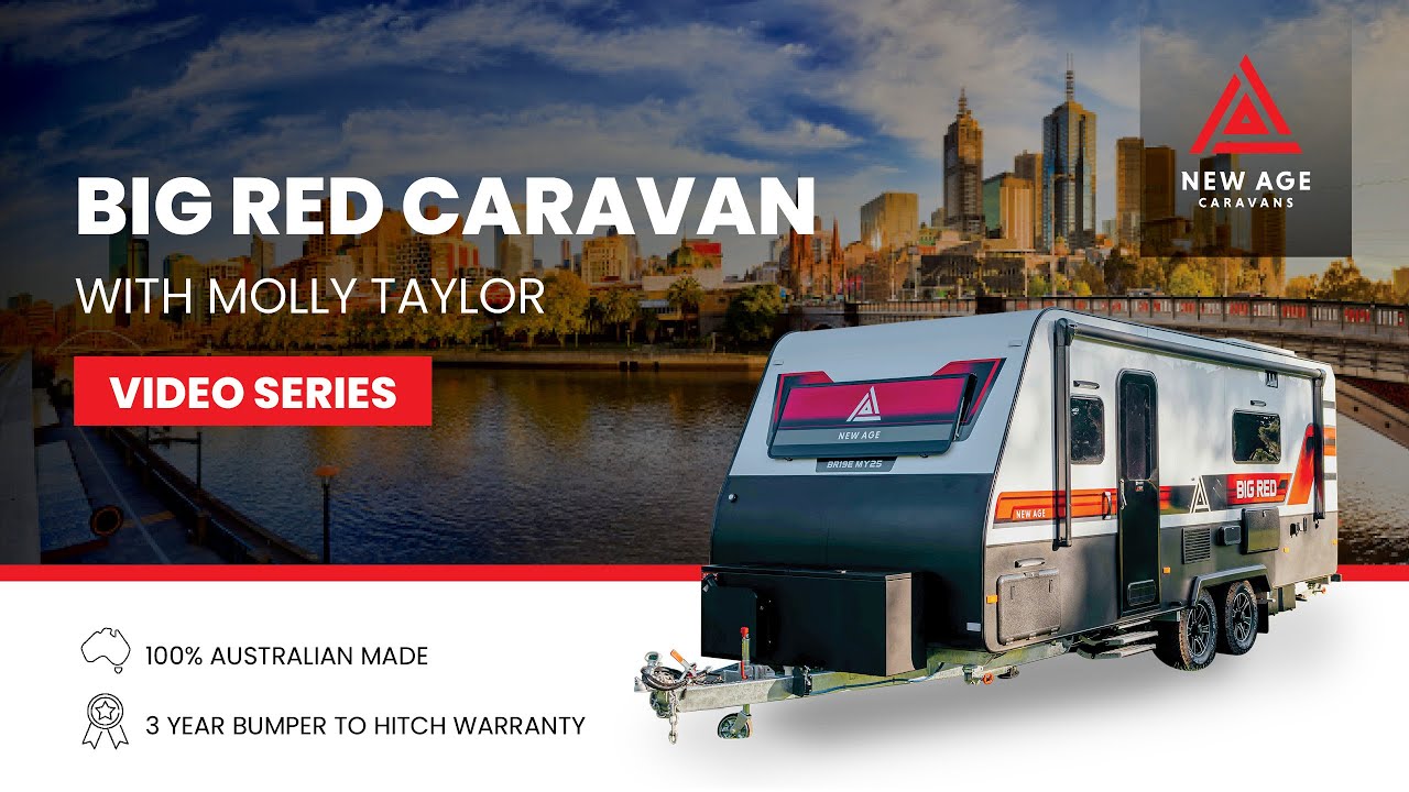 Big Red Caravan | Slide-Out Aussie Touring Luxury - YouTube