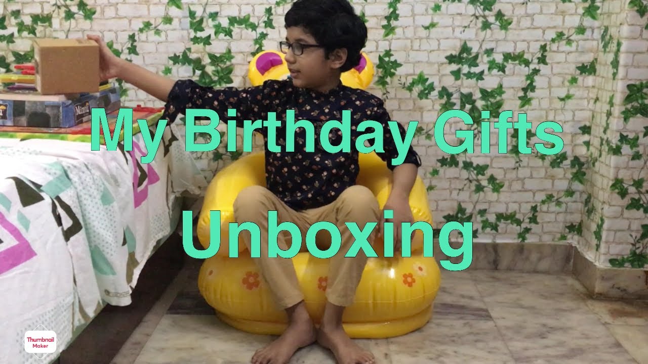 Srihaas Birthday Gifts 🎁 unboxing - YouTube