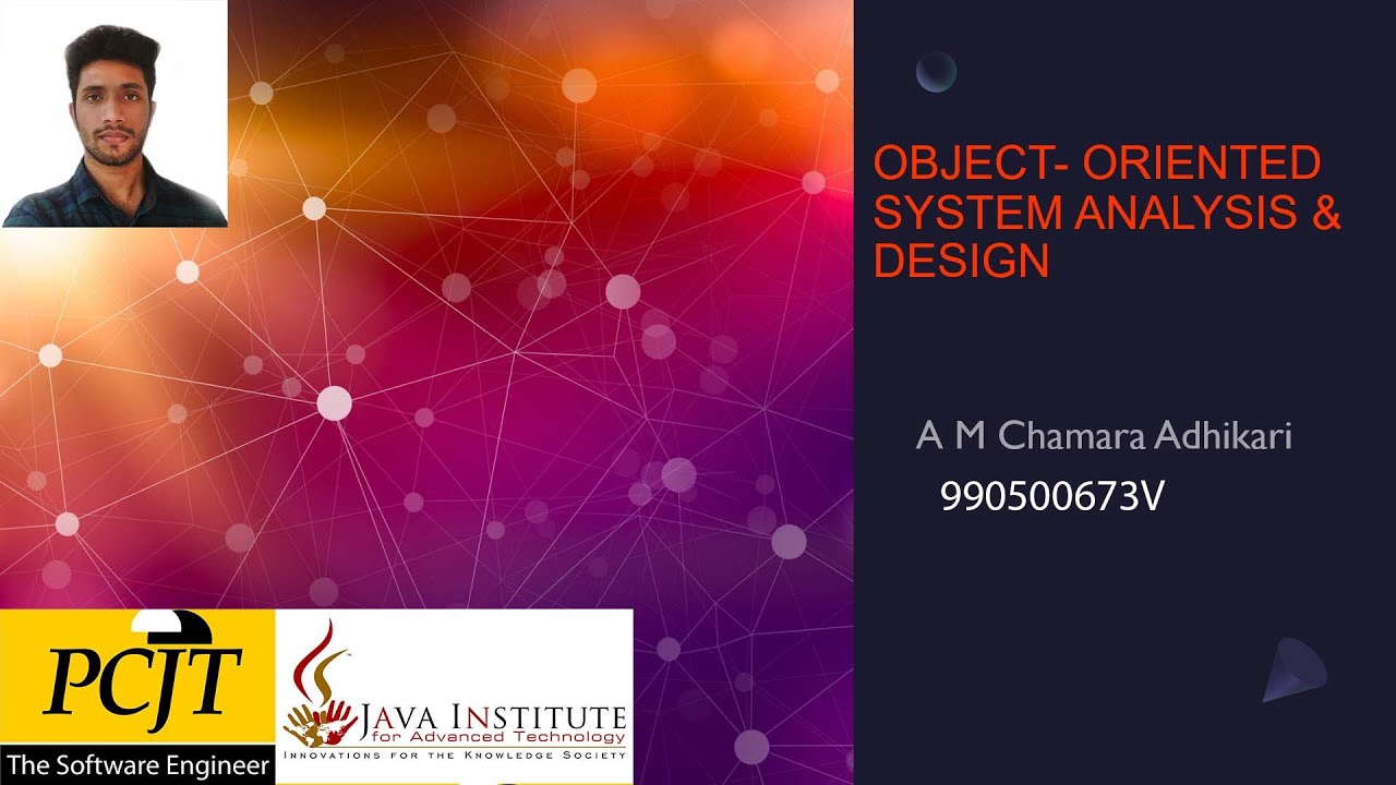 Object oriented - system Analysis & design / methodologies - YouTube