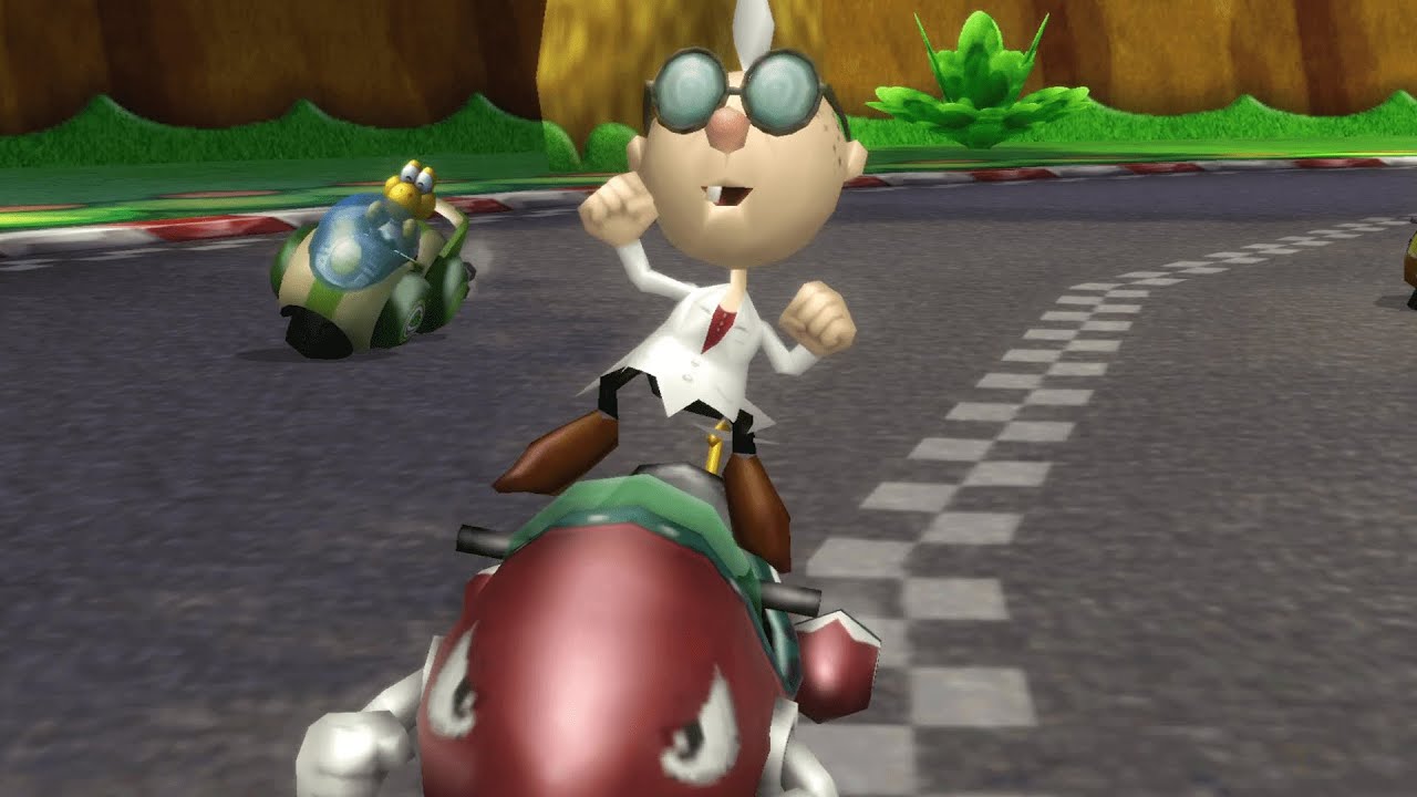 Professor E. Gadd in Mario Kart Wii - YouTube