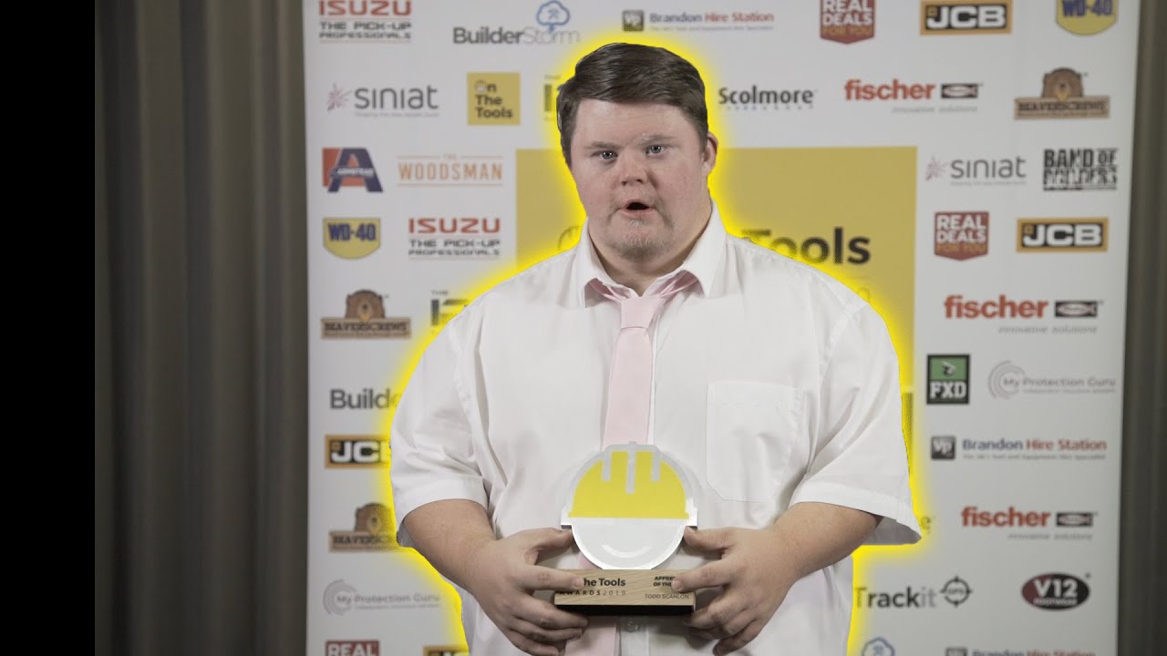 Todd Scanlon Wins Apprentice Of The Year Awards l Inspiring Story - YouTube