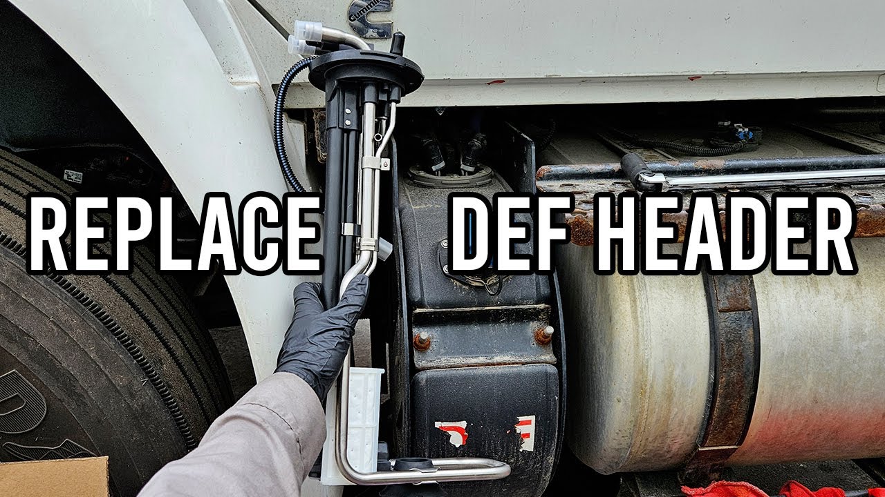 Replacing a DEF Header - International MV607 - YouTube