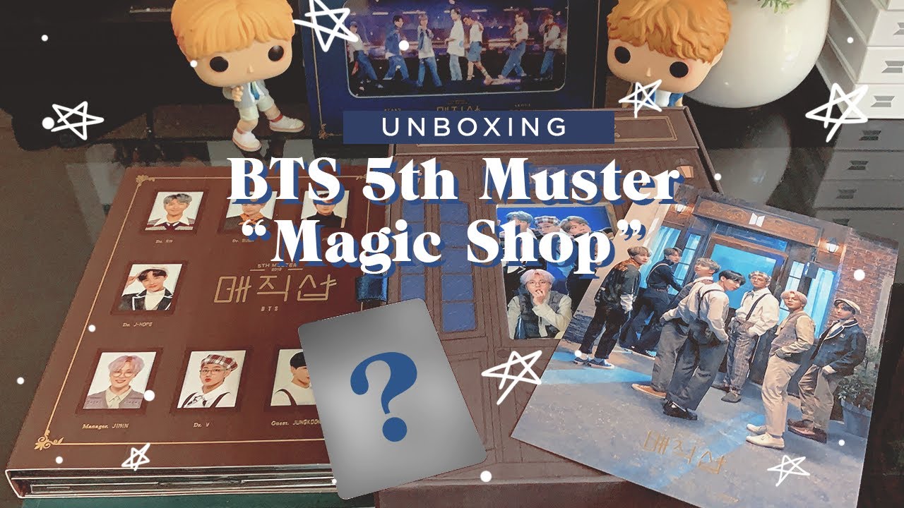 Unboxing BTS 방탄소년단 5th Muster Magic Shop DVD - Giirlswithluv - YouTube