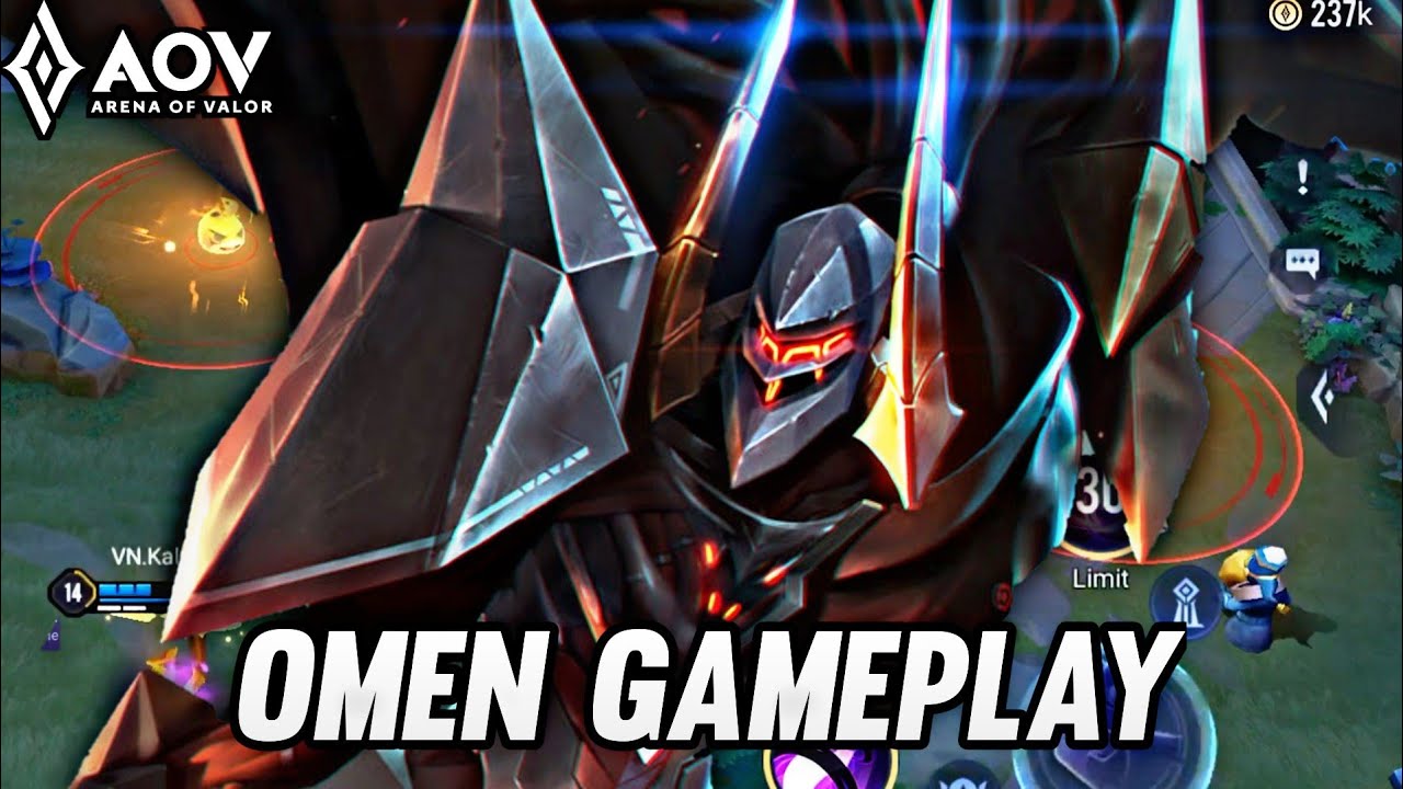 OMEN GAMEPLAY | VS ARCHER DS LANE? - ARENA OF VALOR - YouTube