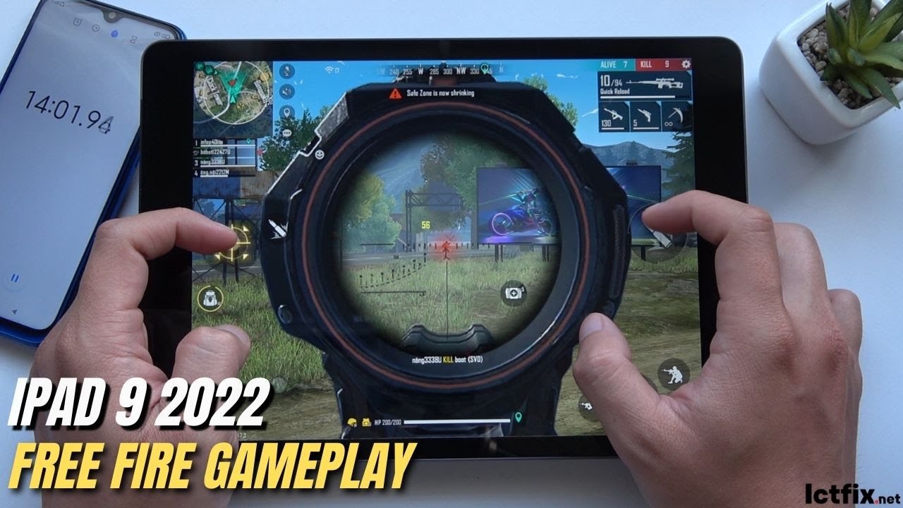 iPad 9 10.2 (2021) Free Fire Gameplay | Apple A13 Bionic, 3GB RAM - YouTube