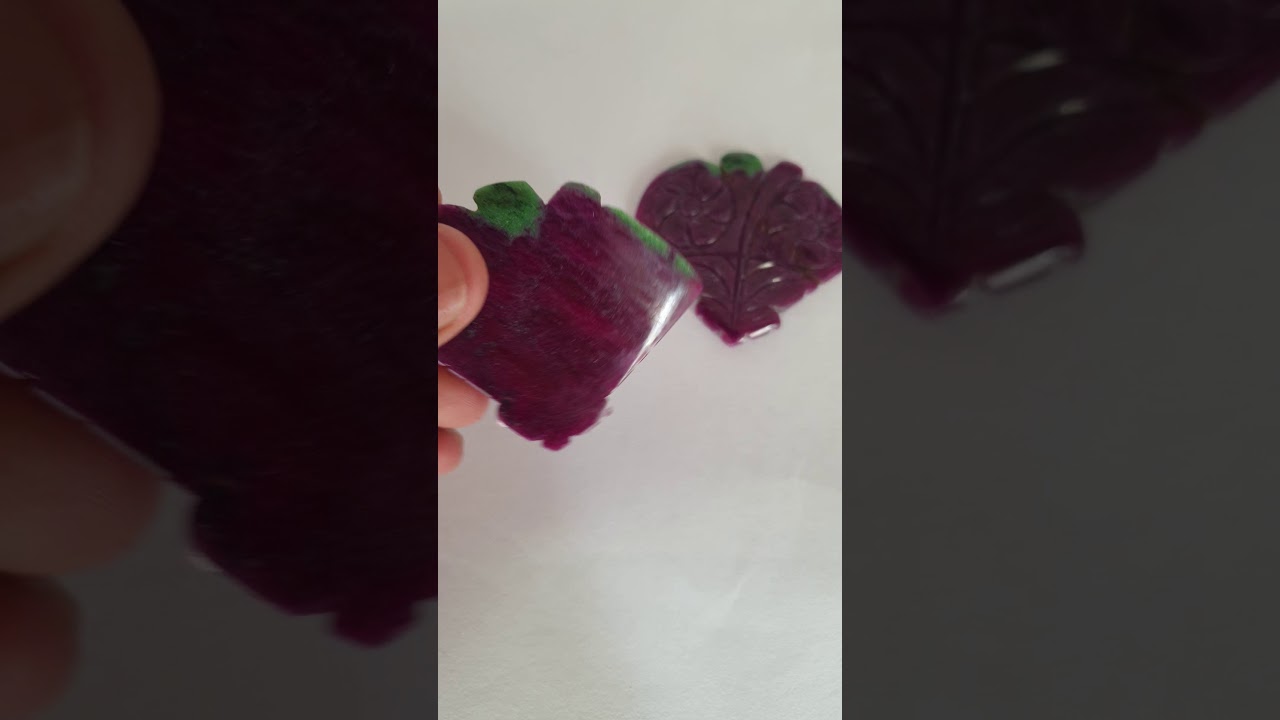 Ruby Carving Gemstone carvings - YouTube