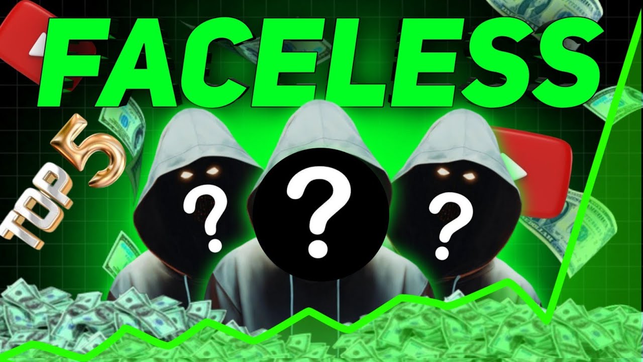 Top 5 FACELESS youtube channel ideas 2024 (No face) - YouTube