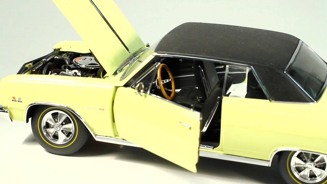 Lane Exact Detail 1/18 1965 Z16 Chevelle - Crocus Yellow With Black ...