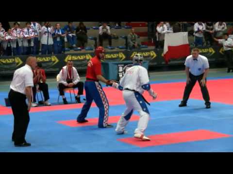 +94kg Mens Boris Miskovic v Stephan Kerapf WAKO 2009 - YouTube