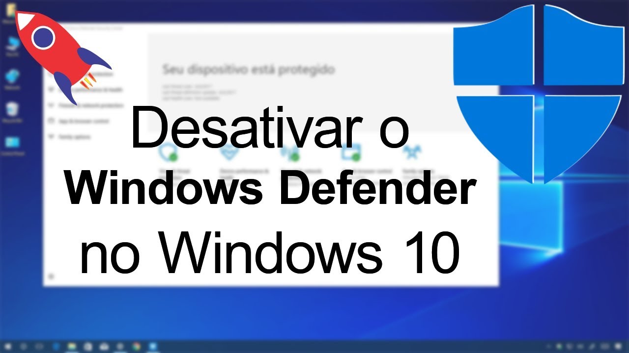 Desativando o Windows Defender | Windows 10 - YouTube