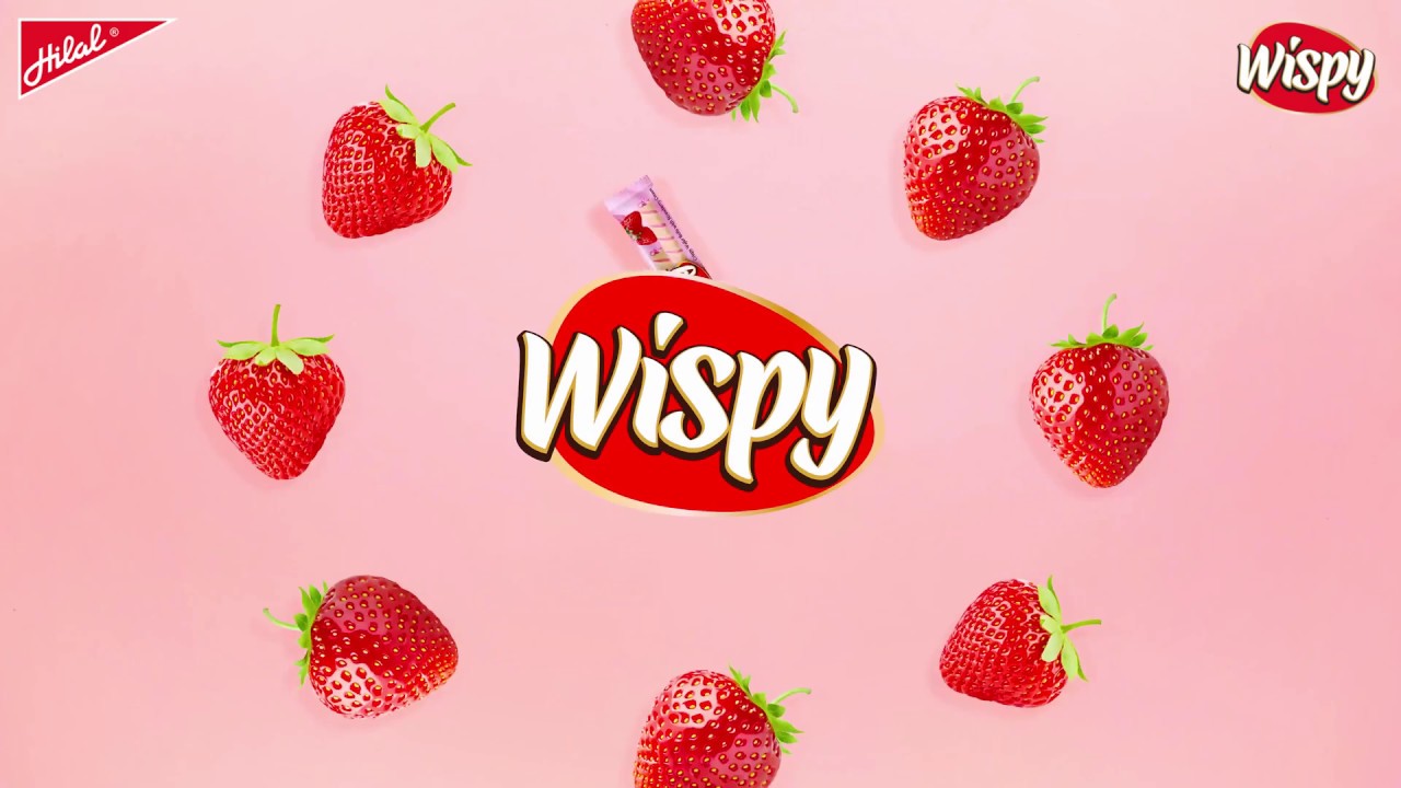 Hilal Wispy Strawberry Wafers - YouTube