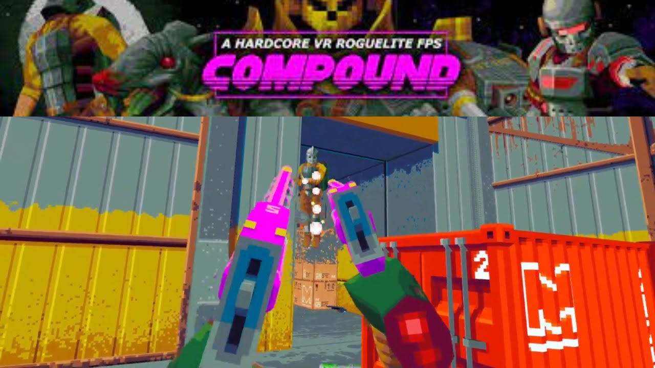 COMPOUND VR Magnet Hard run Complete (Minigun unlocked)!!! - YouTube