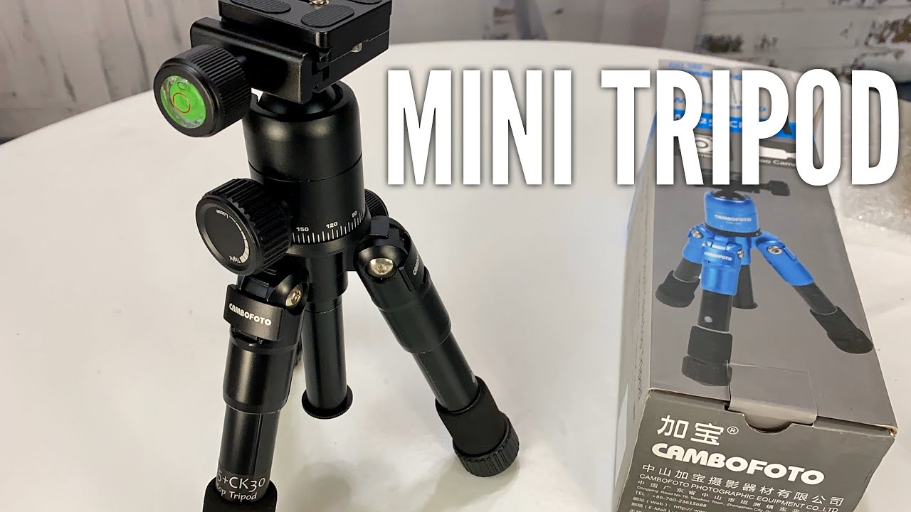 Aluminum Mini Desktop Tabletop Camera Tripod Review - YouTube