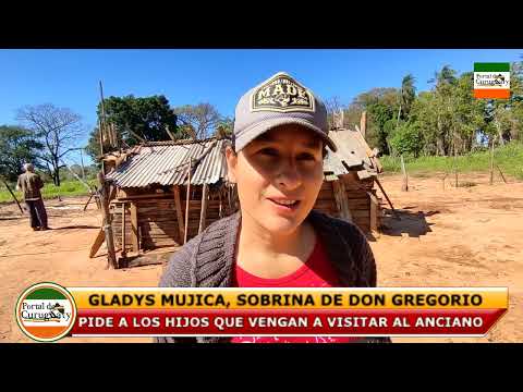 Gladys Mujica sobrina de Don Gregorio abandonado por sus hijos