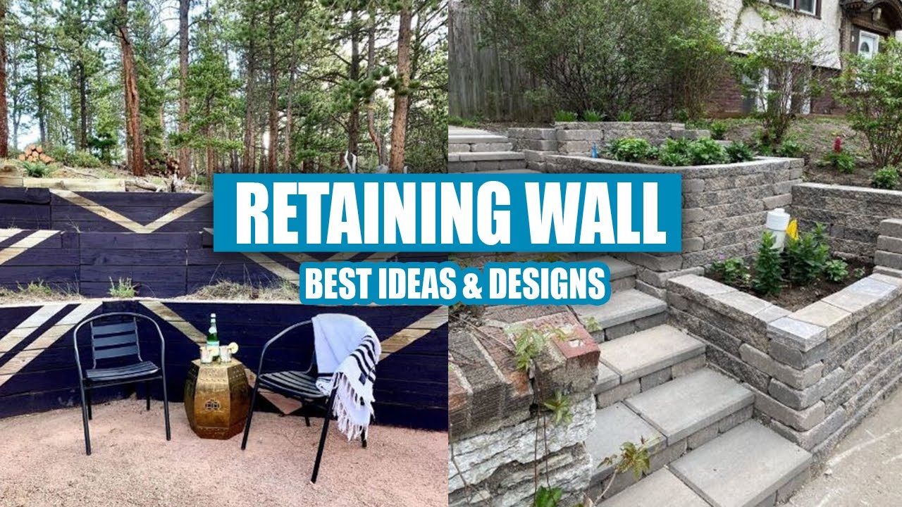 Retaining Wall Ideas That TRANSFORM Any Backyard - YouTube