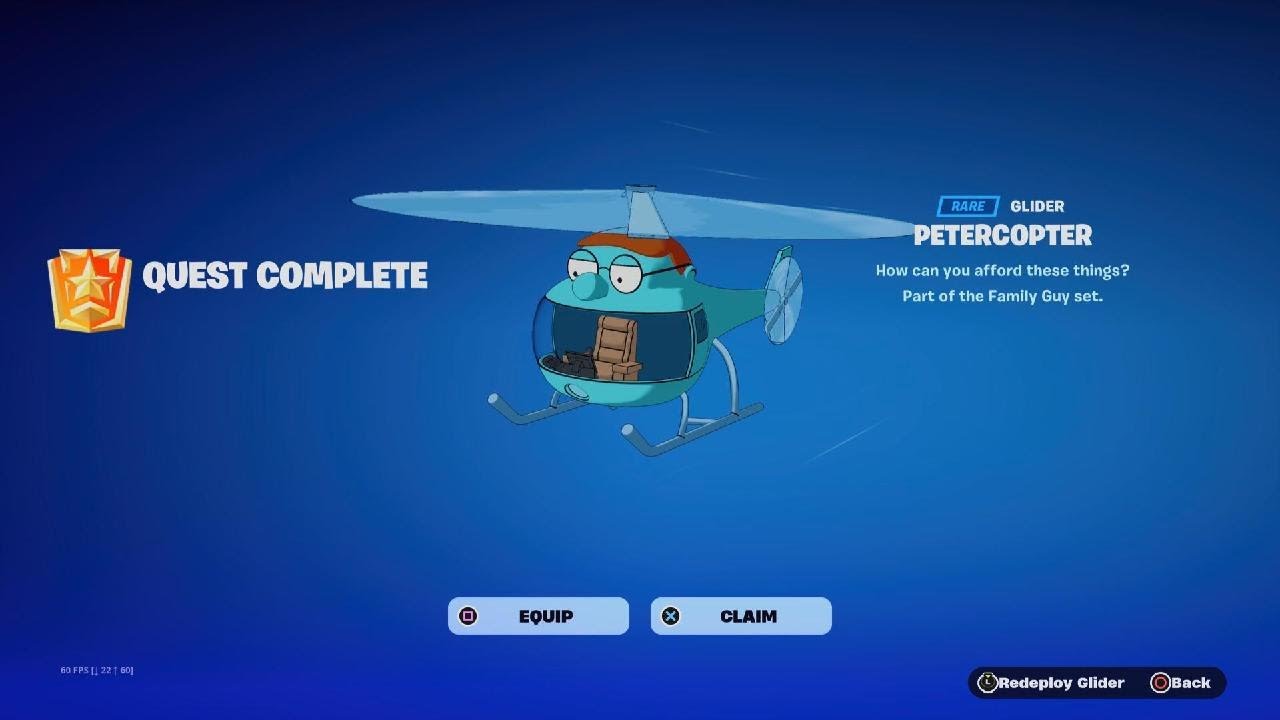 Finally Unlocking The PETERCOPTER In Fortnite! - YouTube