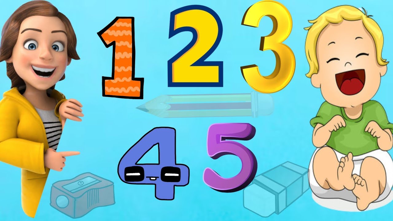 123 | 123 Numbers | Counting | 123 Counting |Numbers| गिनती #cartoon # ...