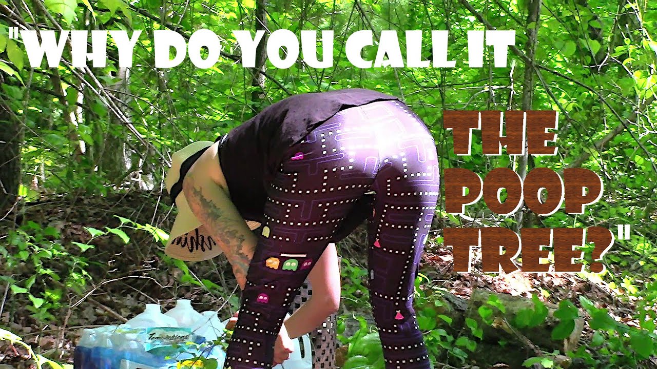 ep 7: Getting the POOP TREE Ready For a Cabin! Discovering A MEGA Vine ...