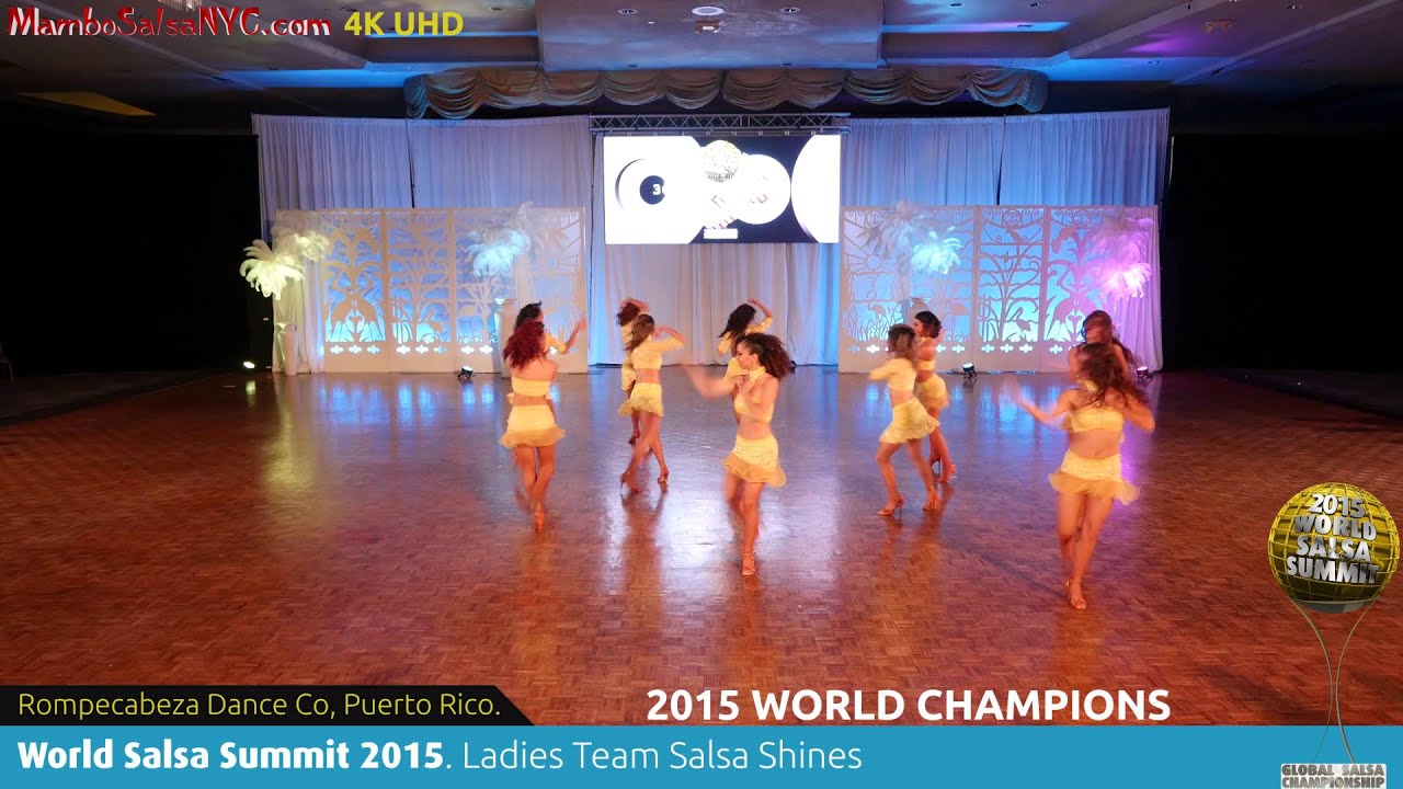 WSS15 Feb5. Ladies Team Salsa Shines World Champions Rompecabeza Dance ...
