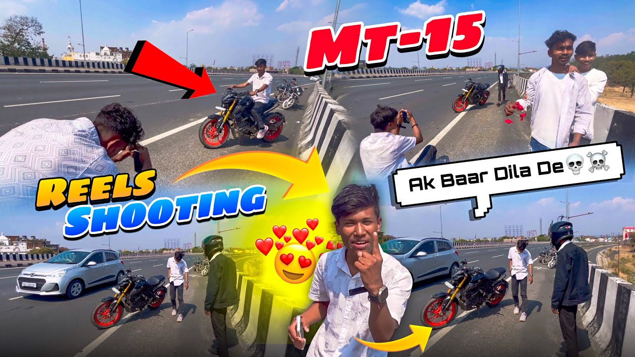 MT-15 Reels Shooting || Ramgarh Me Reels Shooting - Ak Baar Dila De 💀☠️ ...