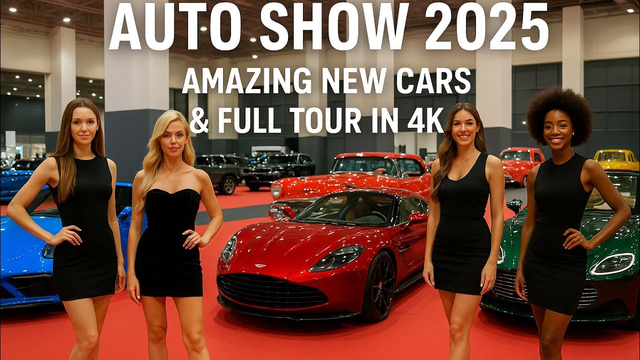 Auto Show 2025 | Amazing New Cars & Full Tour in 4K - YouTube