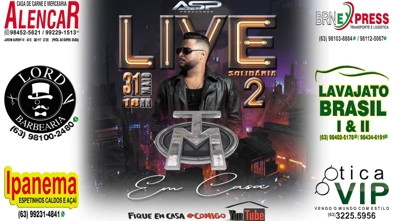 DJ TOM LIVE 2° Ed. Domingo 31 de Maio - YouTube