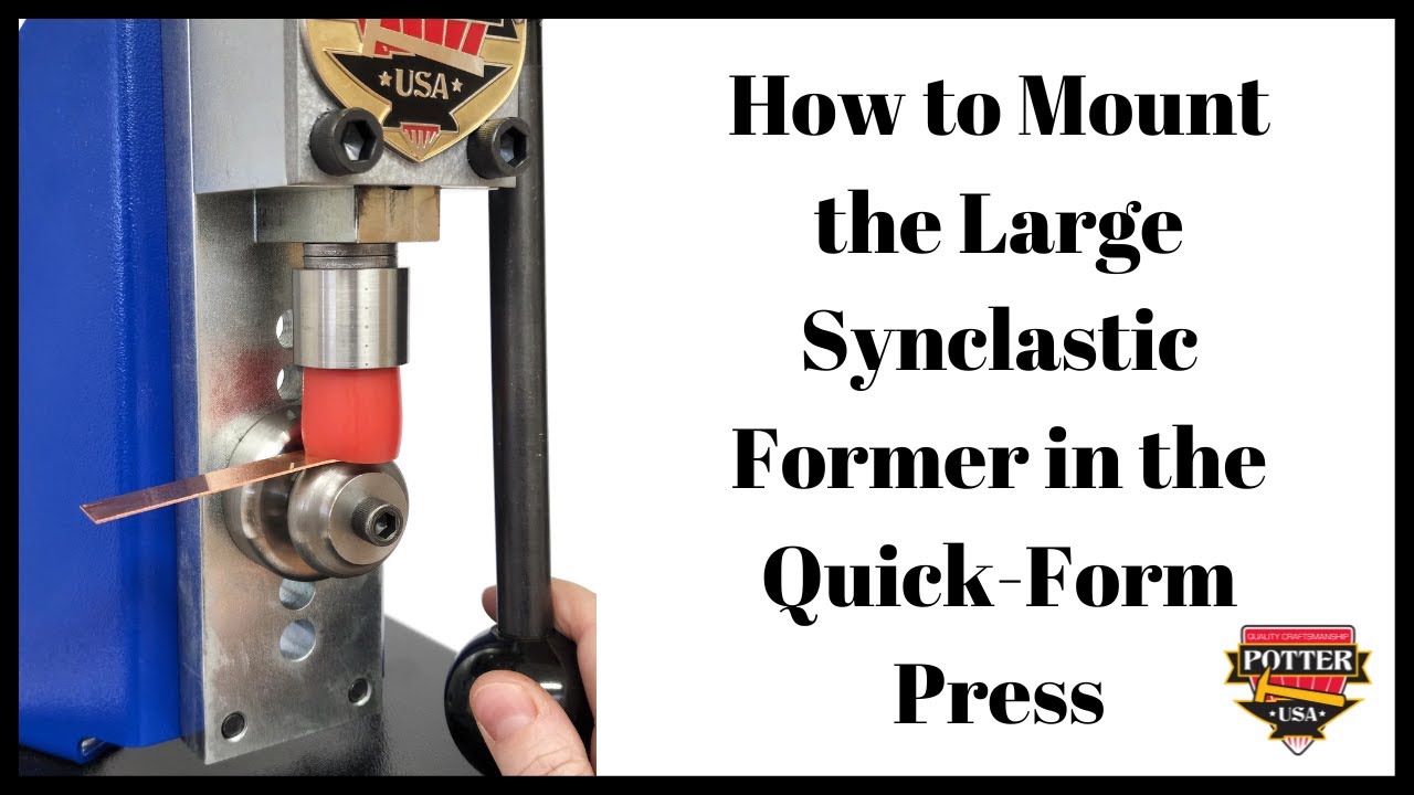 How to Mount the Large Synclastic Former in the Quick-Form Press - YouTube