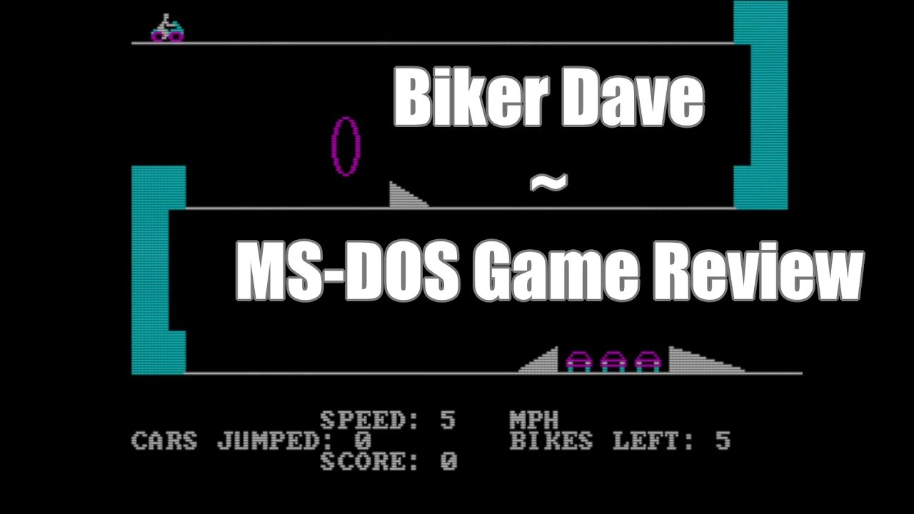 Biker Dave - 1986 - MS-DOS Game Review - YouTube