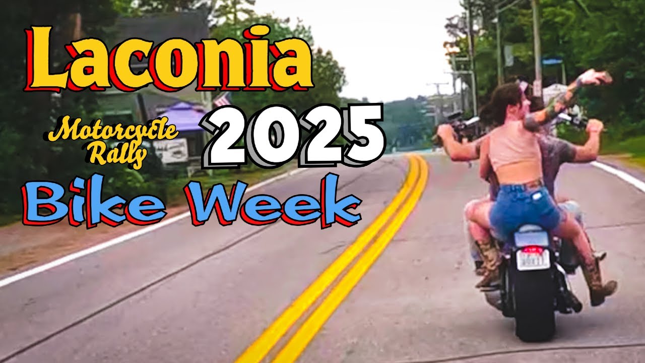 Laconia Bike Week 2025 Motorcycle Biker Rally - Highlights - YouTube
