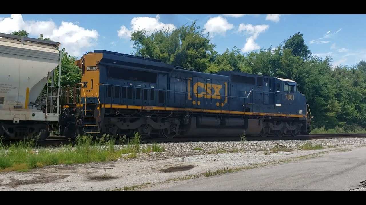 CSX (Y101) feat. a Dash8!! # 7801 on 8/5/22 @ Decatur holdout - YouTube