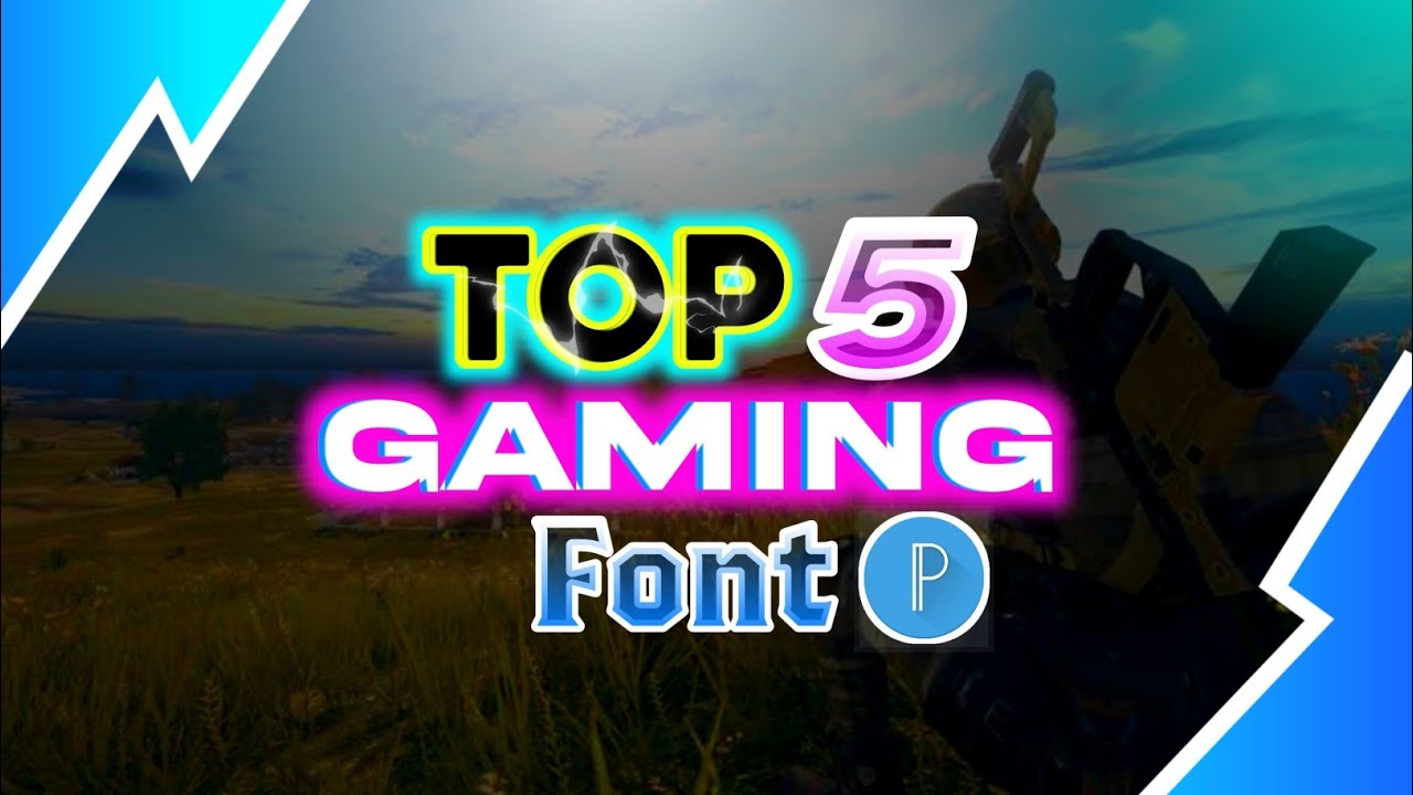 Top 5 Gaming Font Pack For Designer || Best Gaming Fonts For Thumbnail ...