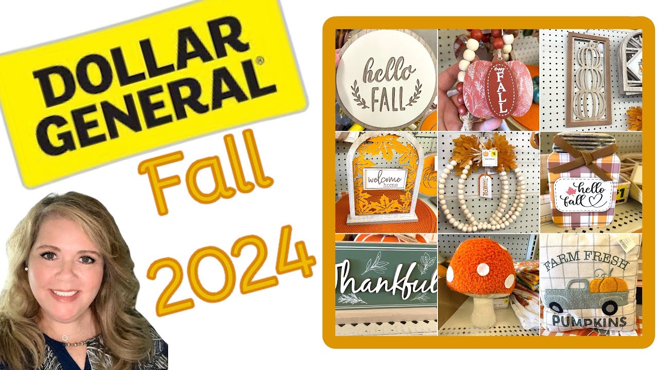 Dollar General NEW FALL 2024! #dollargeneral #falldecorhaul # ...