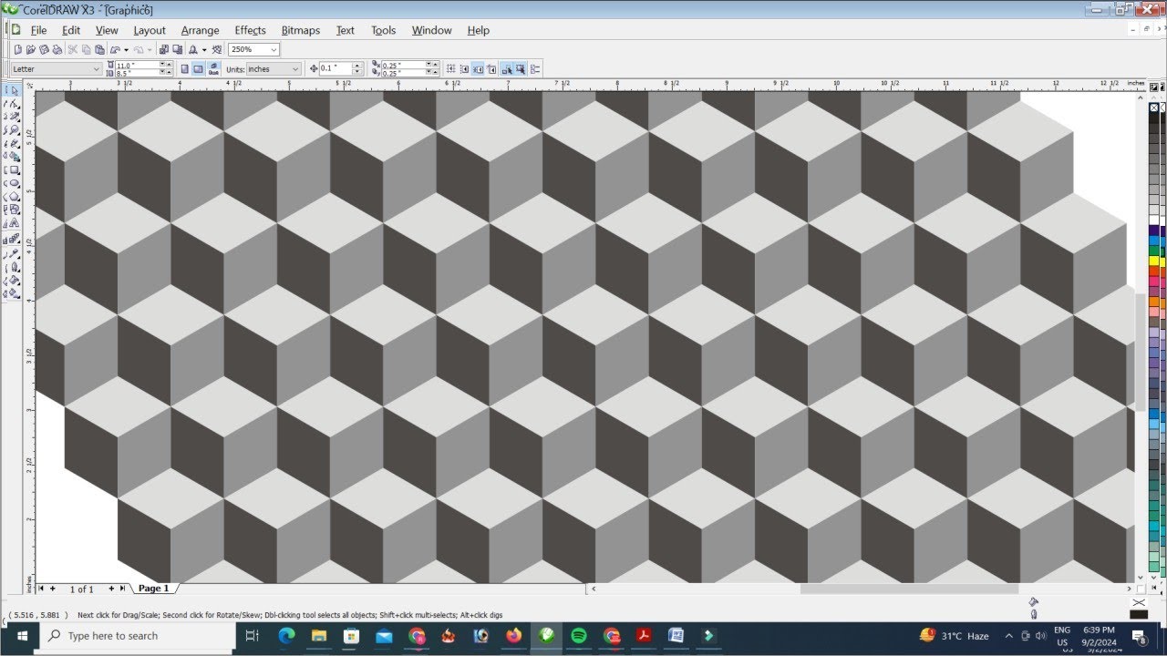 How to make Pattern in coreldraw x3 | Pattern Background in CorelDraw ...