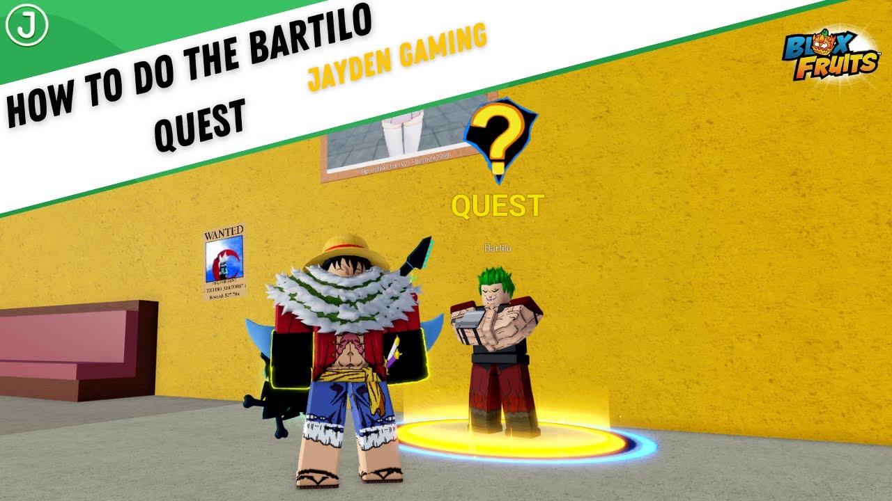 Doing Bartilo Quest in Blox Fruits (2025) - YouTube