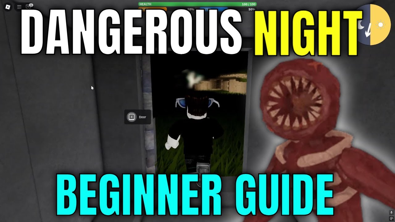 DANGEROUS NIGHT BEGINNER GUIDE! (Monsters, Furniture, Food) - Roblox ...