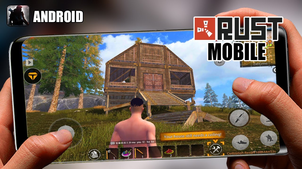 RUST MOBILE LAR DOCE LAR - Last Day Rules Survival android - YouTube
