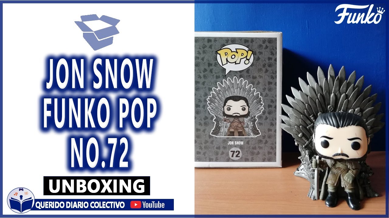 🔷 JON SNOW FUNKO |NO. 72 FUNKO POP GAME OF THRONES | JUEGO DE TRONOS ...