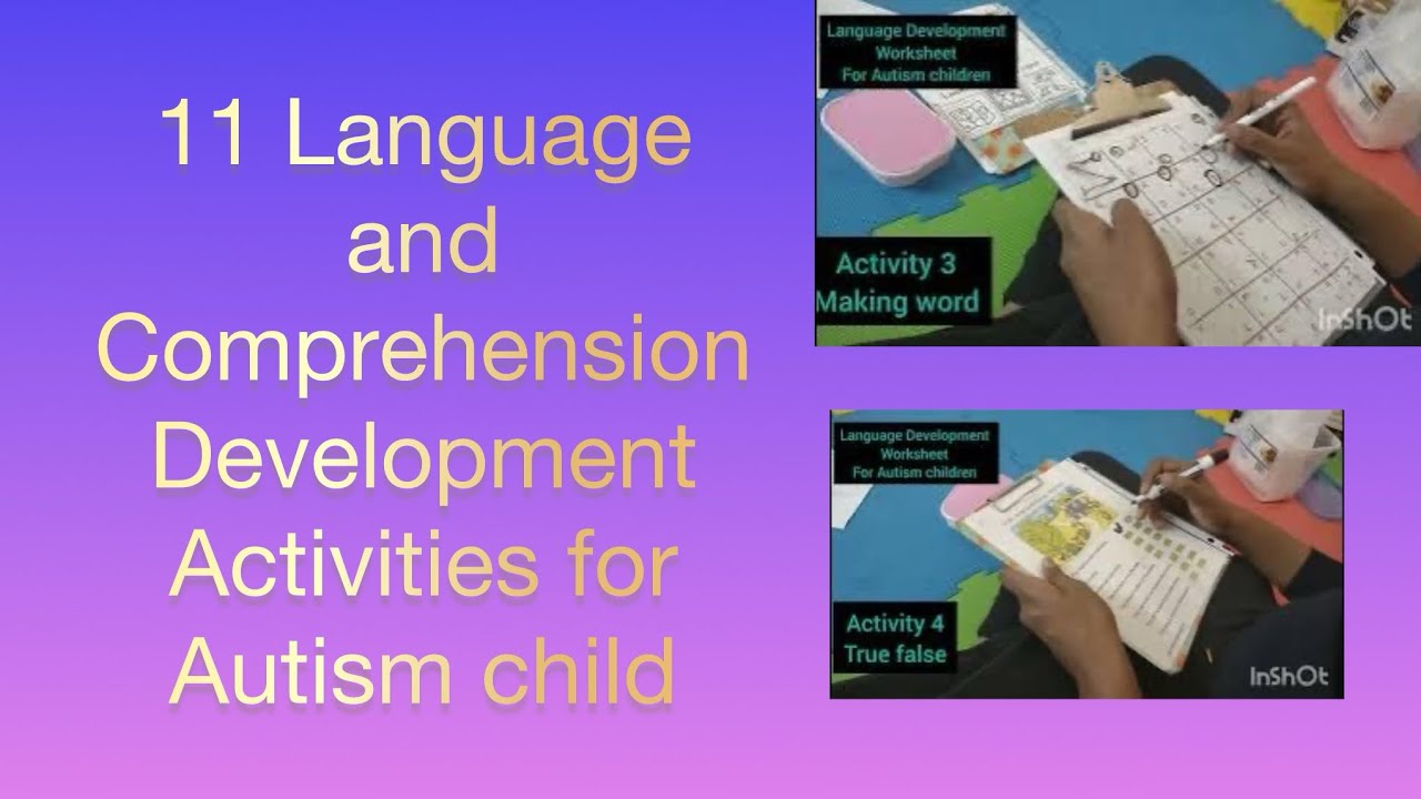 11 Language & Comprehension Development Activities For Autism at Home l ...