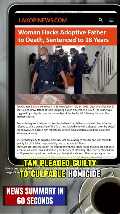 Woman Hacks Adoptive Father to Death Over Flat Dispute, Sentenced to 18 Years - YouTube