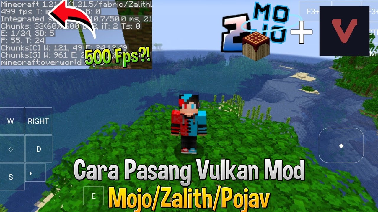 TEMBUS 500 FPS!! TUTORIAL CARA PASANG VULKAN MOD DI MOJO/ZALITH LAUNCHER TANPA CRASH! - YouTube