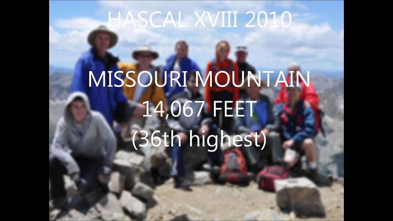 HASCAL XVIII 2010 MISSOURI MOUNTAIN Colorado USA - YouTube