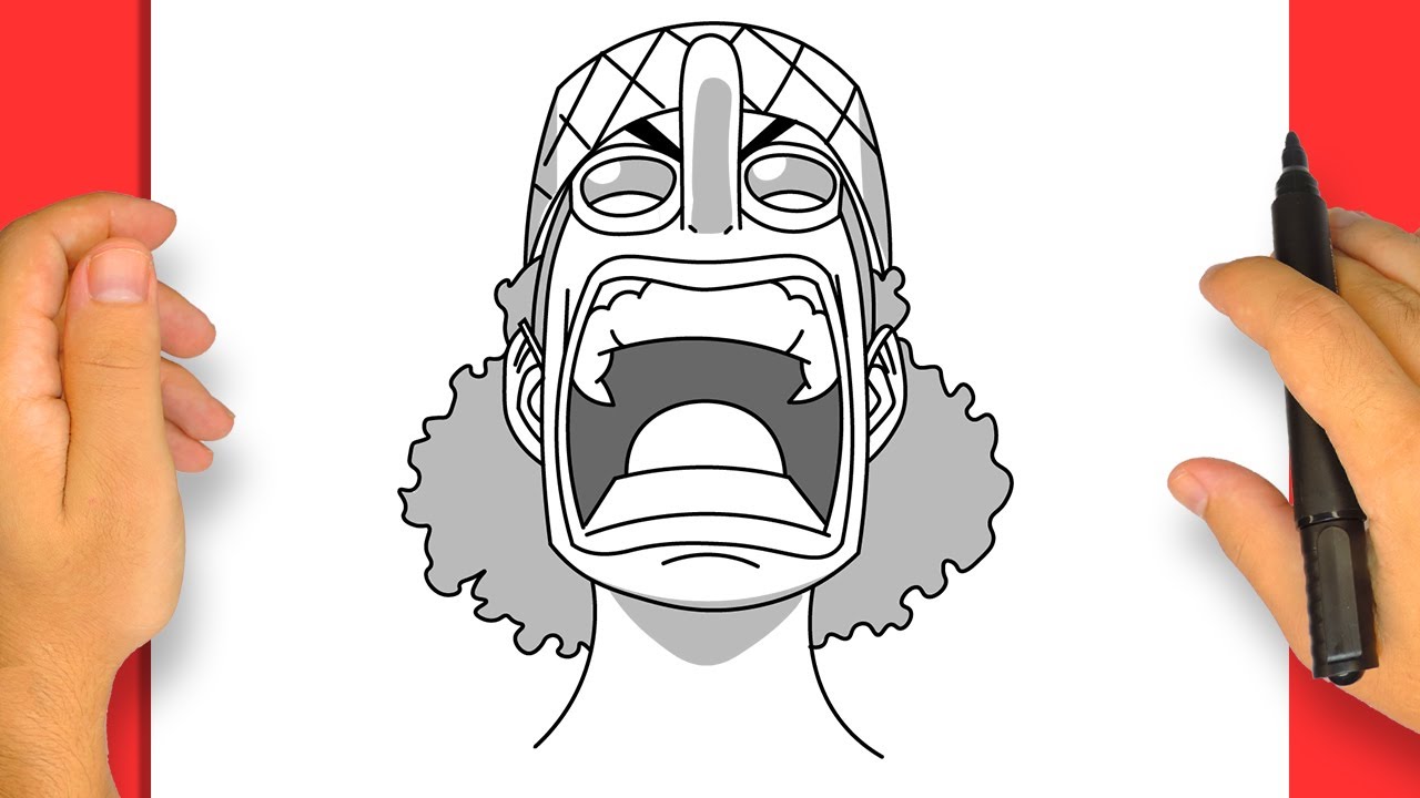 Cómo dibujar a Usopp | Paso a Paso Simple y Fácil - YouTube