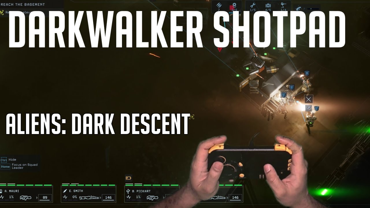 DarkWalker ShotPad Gameplay - Aliens: Dark Descent [Ultrawide] - YouTube