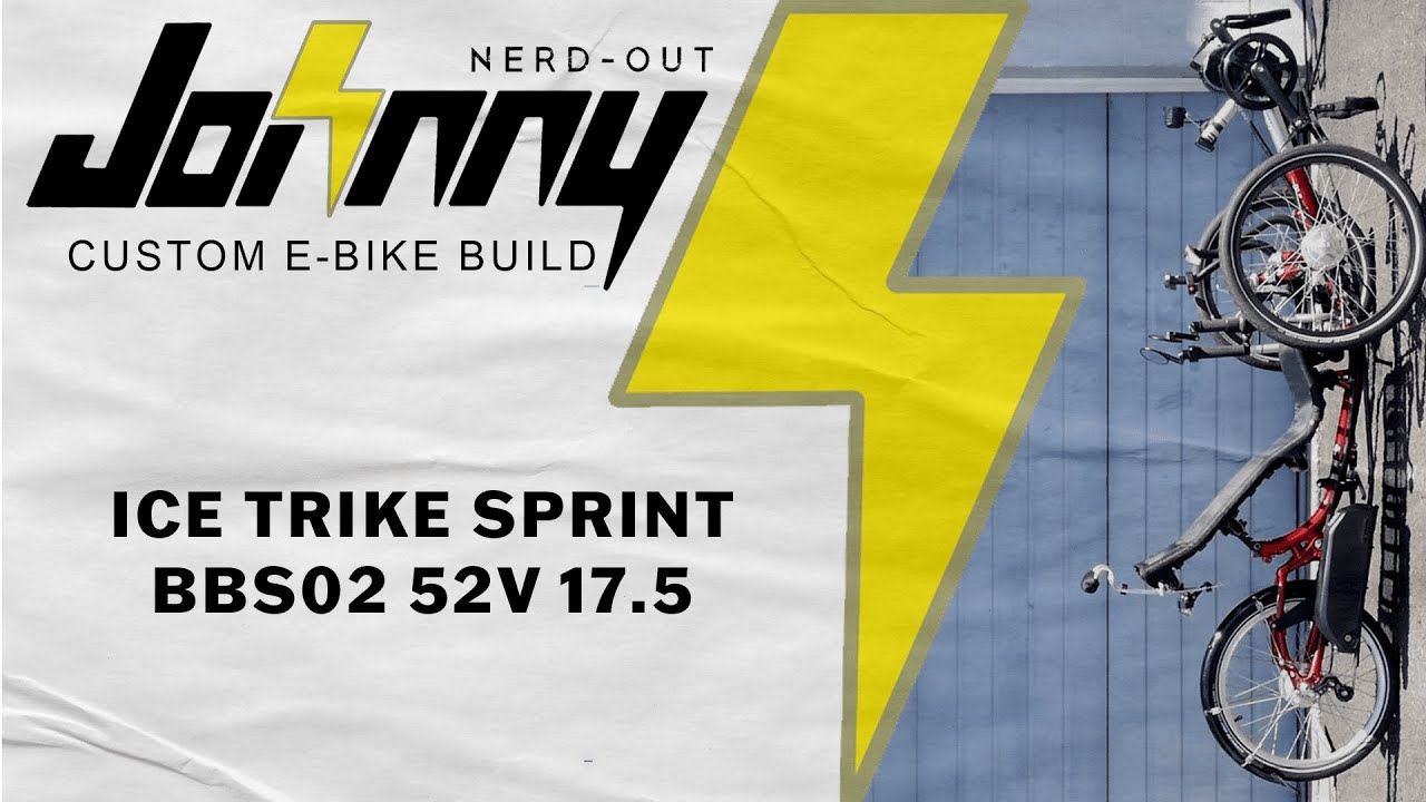 Custom E-bike Build: Recumbent Trike Ice Sprint w/BBS02 & 52v 17.5ah ...