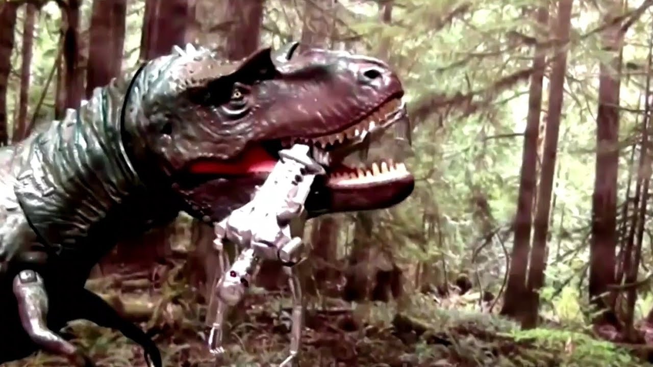 Dinosaur Versus The Terminator: Place Your Bets! Stopmotion Animation ...