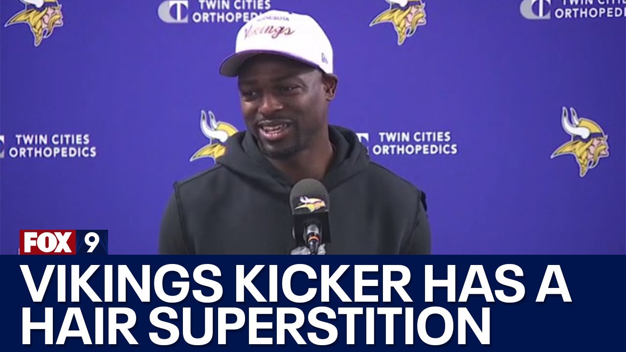 Vikings coach explains kicker Will Reichard's hair superstition - YouTube