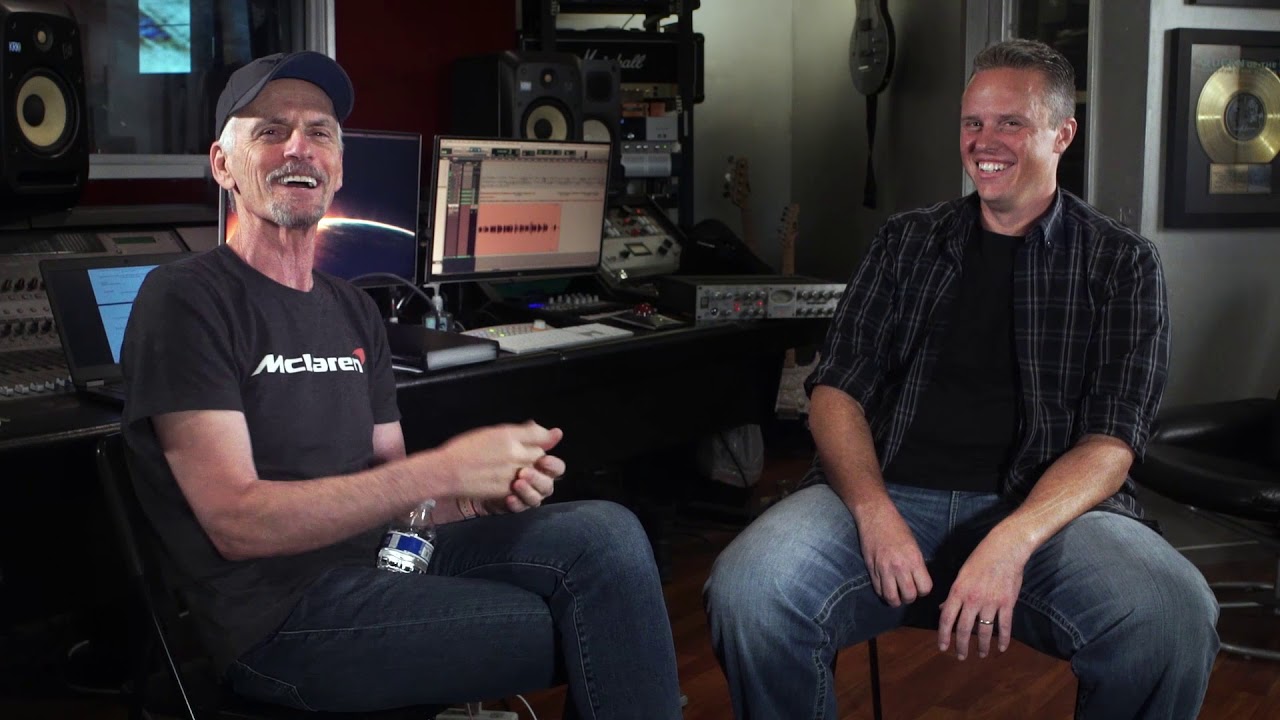 Rob Paulsen and Chris Pope talk during the SpaceVenture VO Session ...