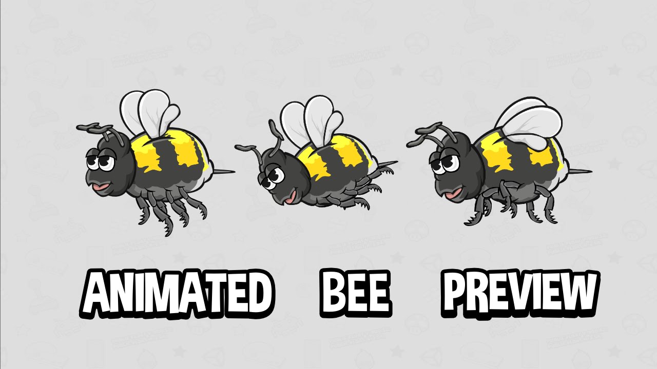 bee animation preview - YouTube