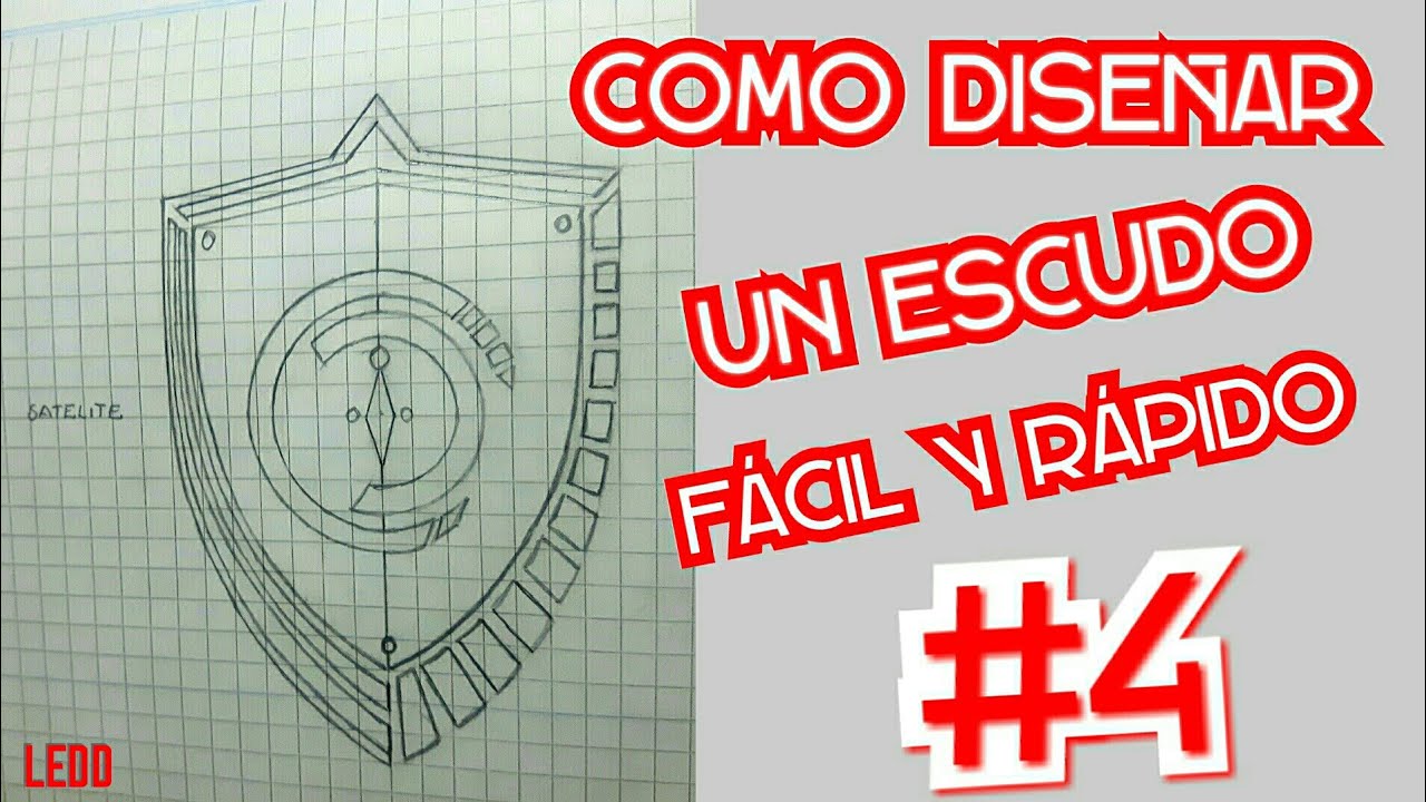 Cómo diseñar un ESCUDO FÁCIL Y RÁPIDO #4 (Narrado) | LEDD - YouTube